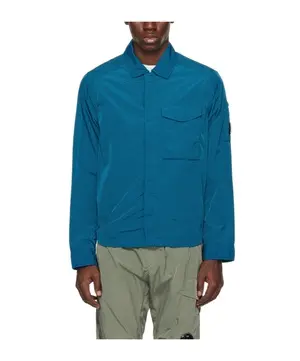 C.P. COMPANY Lens-appliqué Zip-up Shirt Jacket