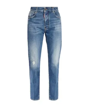 Dsquared2 642 Straight-leg Stonewashed Jeans