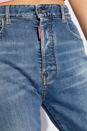 Dsquared2 642 Straight-leg Stonewashed Jeans
