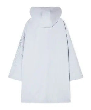 Emporio Armani Oversized Waterproof Jacket With Logo Print