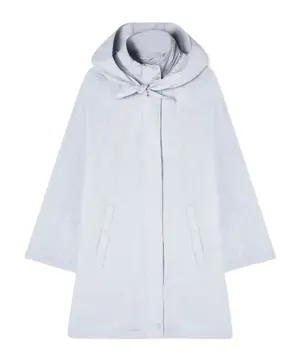 Emporio Armani Oversized Waterproof Jacket With Logo Print