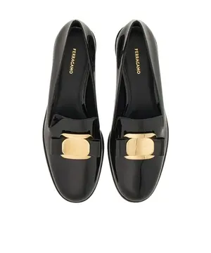 FERRAGAMO Vara Plate Loafers