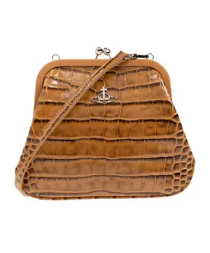 VIVIENNE WESTWOOD Clutch Bag With Logo Embellishment