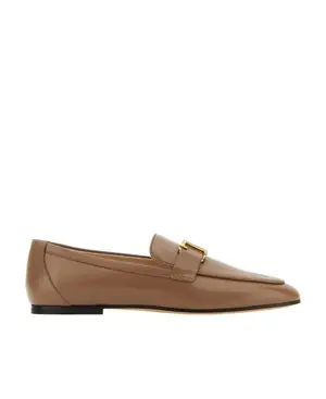 TOD'S Logo Plaque Loafers