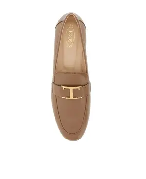 TOD'S Logo Plaque Loafers