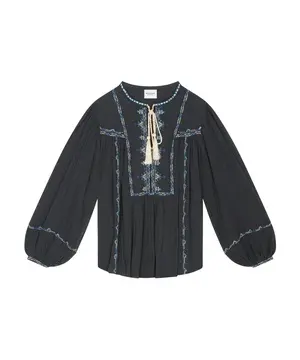 Isabel Marant Étoile Silekia Tassel-detailed Blouse