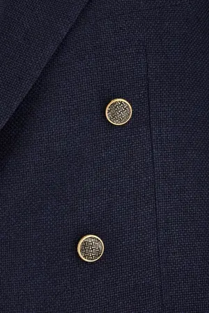 Tagliatore Double-breasted Long Sleeved Blazer - Black