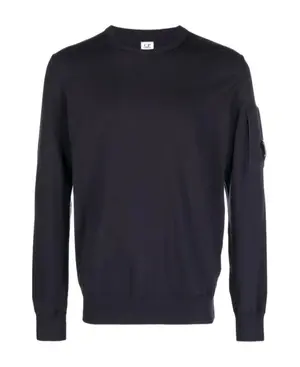 C.P. COMPANY Logo Patch Sleeve Sweatshirt