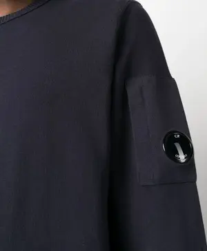 C.P. COMPANY Logo Patch Sleeve Sweatshirt