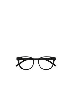 Saint Laurent Round Frame Eyeglasses - Black