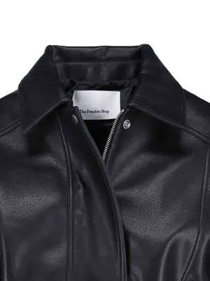 THE FRANKIE SHOP Prescott Oversized Leather Jacket