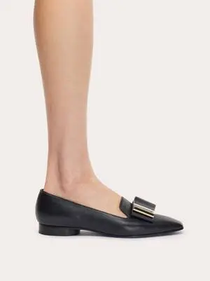 FERRAGAMO Double-bow Slip-on Loafers