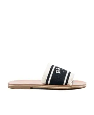 Bally Logo Open-toe Slippers - Multicolor