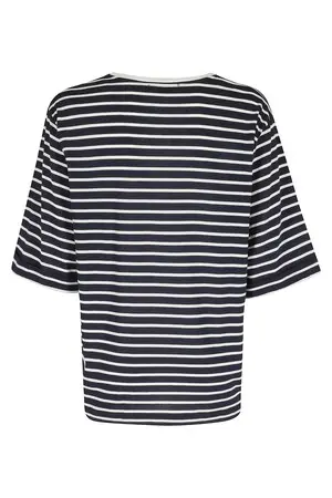 Seventy Striped T-shirt With Knotted Hem