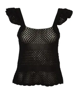 A.p.c. Needle Knit Vest - Black