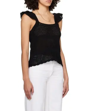 A.p.c. Needle Knit Vest - Black