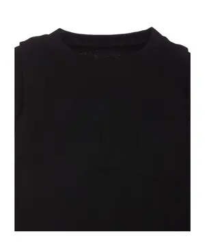 Sacai Pleated Shoulder Cotton T-shirt