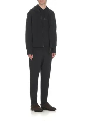 C.P. COMPANY Logo-patch Drawstring Hoodie