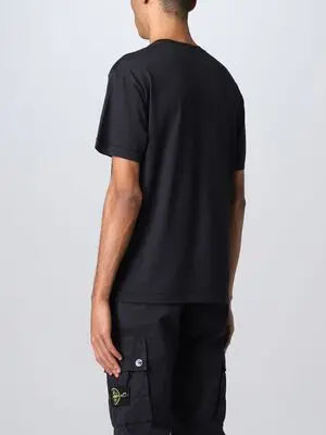 Stone Island Logo Short-sleeved T-shirt - Blue