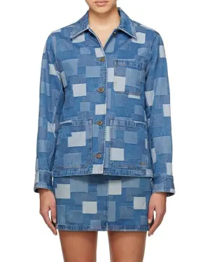 A.p.c. Patchwork Denim Jacket