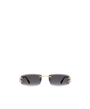 Cartier Rectangular Frame Sunglasses - Black