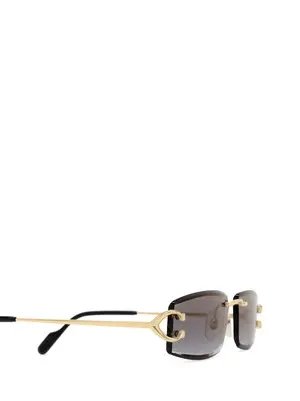 Cartier Rectangular Frame Sunglasses