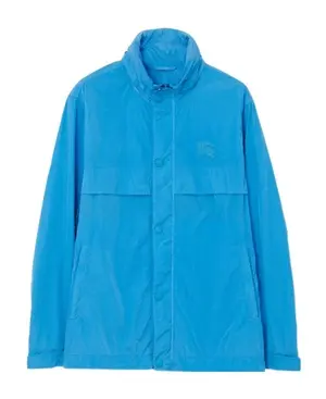 Burberry Logo Patch Hooded Jacket