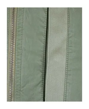 Stone Island Compass Motif Bomber Jacket - Sage