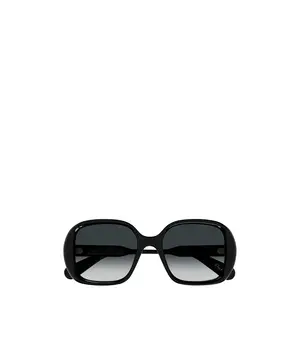 Chloé Square Frame Sunglasses - Black