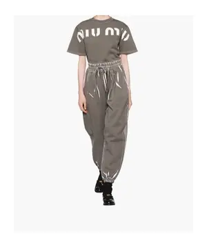 Miu Miu Printed Cotton Sweatshirt
