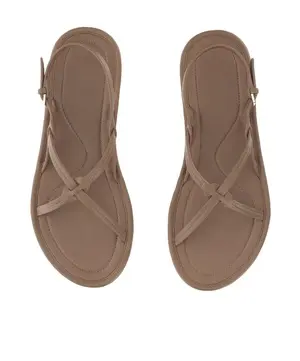 THE ROW Leather Sandals - Brown