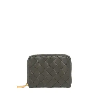 Bottega Veneta Logo Wallet - Black