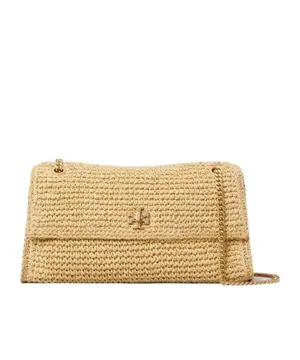 Tory Burch Woven Crochet Shoulder Bag - Natural Color