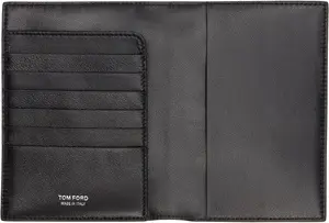 TOM FORD Polished Crocodile-pattern Embossed Card Case