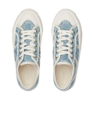 Gucci Low Top Sneakers With Contrasting Trim