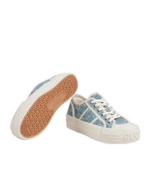 Gucci Low Top Sneakers With Contrasting Trim