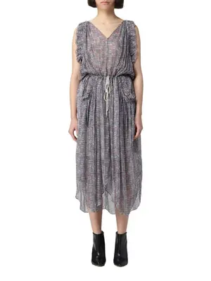Isabel Marant Étoile Printed V-neck Dress