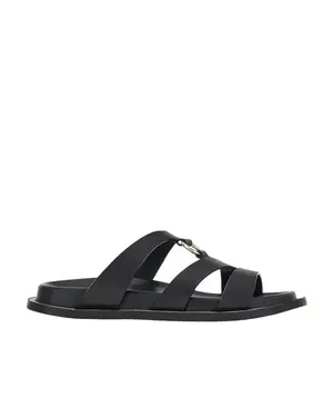 FERRAGAMO Mikela Slides With Gancini Buckle Detail