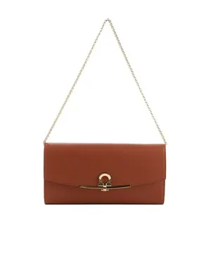 FERRAGAMO Flip Shoulder Bag With Chain Strap