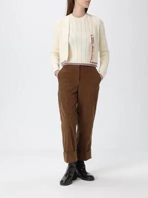 Thom Browne Rwb Jacquard Knitted Cardigan