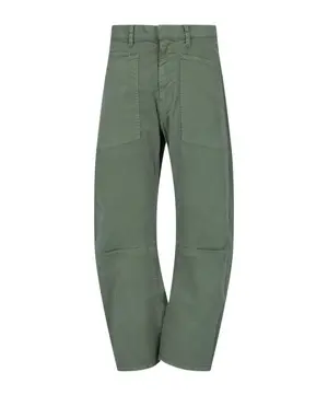NILI LOTAN Casual Pants With Waist And Loop Straps