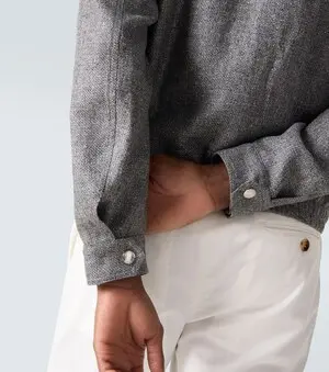 Brunello Cucinelli Silk, Linen, And Wool Jacket