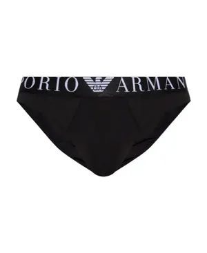 Emporio Armani Logo Underwear Black