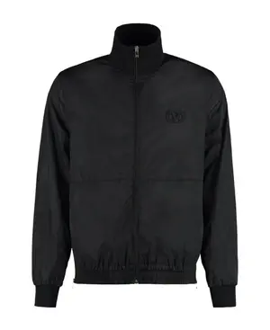 Valentino Garavani Embroidered Logo Bomber Jacket