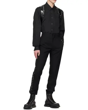 Alexander McQueen Tread Slick Lace-up Boots