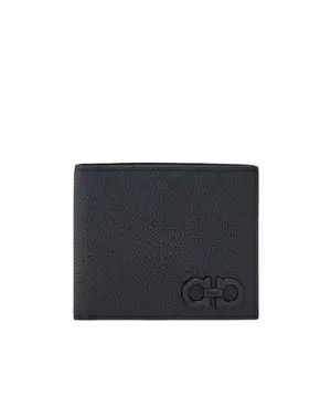 FERRAGAMO Logo Wallet - Black