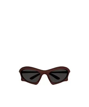 Balenciaga Bat Frame Sunglasses - Red