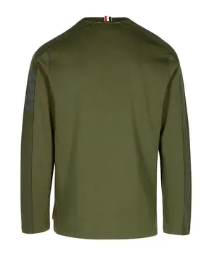Thom Browne 4-bar Striped Crewneck Sweatshirt