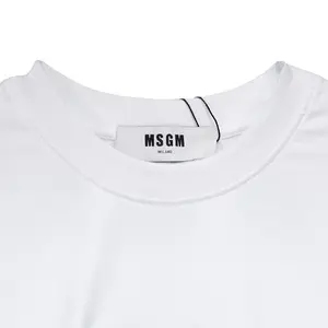 MSGM Logo Printed Crewneck T-shirt