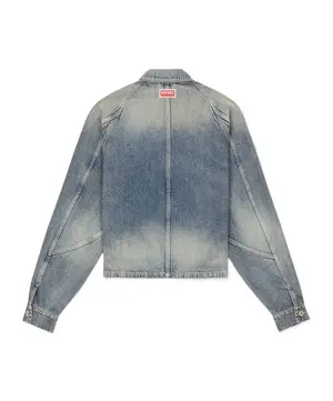 Kenzo Trucker Jacket With Embroidered Logo